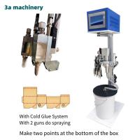 China Total length 9.6m automatic lock bottom folder gluer for cardboard box folding machine for sale