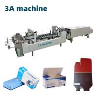 China CQT-800 Box Folder Gluer Machine 3.5m x 1.1m x 1.4m for Straight Line Box Folding and Gluing for sale