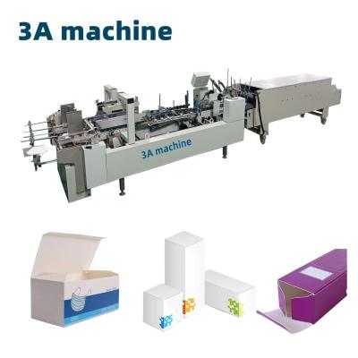 China Cardboard/Corrugated Straight Line Box Automatic Gluer Folder Machine for Paper 200g-650g for sale