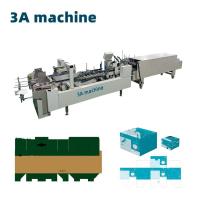 China 1400 kg Feeding Paper Automatic Box Folder Gluer Machine CQT-800 for Corrugated Boxes for sale