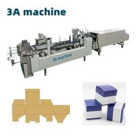China CQT-800 Cardboard/Corrugated Straight Line Box Automatic Box Folder Gluing Machine for sale