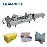 China CQT-800 Cardboard/Corrugated Straight Line Box Automatic Box Folder Gluing Machine for sale