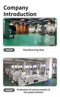 China PLC Controlled CQT-800 Automatic Folder Gluer Machine for Cardboard and Corrugated Boxes for sale