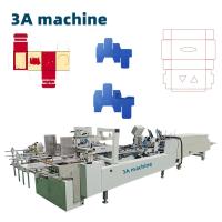 China CQT 800 Automatic Folder Gluer Corrugated Box Gluing Machine 200g-650g Card Paper 15-75cm for sale