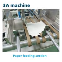 China CQT 800 Automatic Folder Gluer Corrugated Box Gluing Machine 200g-650g Card Paper 15-75cm for sale