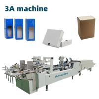 China Paper Folding Machine for CQT 800 Cardboard/Corrugated Straight Line Box Mini Folder Gluer for sale