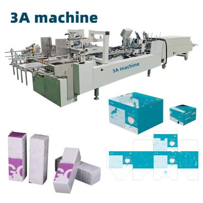 China Water Soluble Cold Glue CQT 800 Box Folding Gluing Machine for Wood Packaging Needs for sale