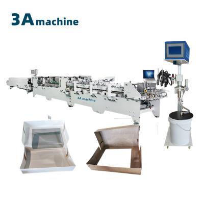China Easy Operation CQT-1300 Folder Gluing Machine for 4 Corner Box and 6 Corner Paper Box for sale