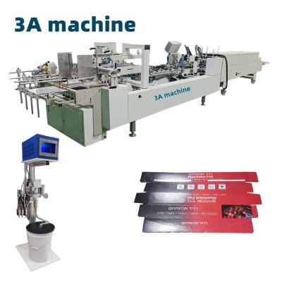 China CQT-800 Automatic Folder Gluer Machine for Aluminum Foil and Tin Foil Packaging Box for sale