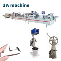 China CQT-900 Automatic Adhesive Head Spray Gun Folder Gluer Machine for Box Folding and Gluing for sale