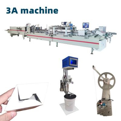 China CQT-900 Automatic Adhesive Head Spray Gun Folder Gluer Machine for Box Folding and Gluing for sale
