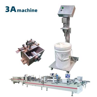 China CQT Glue Adding Machine Automatic Folder Gluer Box Folder Folding Gluing Machine 15 Days Production for sale