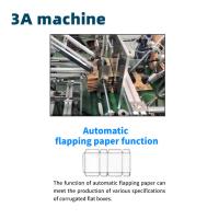 China CQT-1300 Automatic Corrugated Box Pasting Machine for 4 6 Corner Folding and Gluing for sale