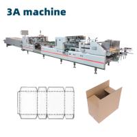 China Voltage 380v CQT-1300 Corrugated Three Layer Flute Box Automatic Folder Gluer Machine for sale