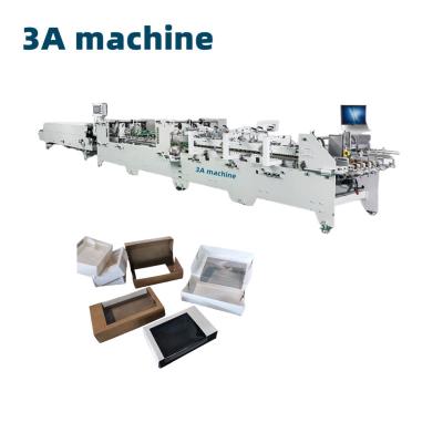 China Max. Workable Width of 1200mm CQT-850 Folder Gluer Machine for Automatic 4 Corner Folding for sale