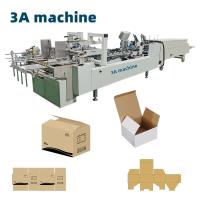 China Automatic Corrugated Box Folder Gluer Machine 250m/min CQT-800WK-2 for E Flute 20-70cm for sale