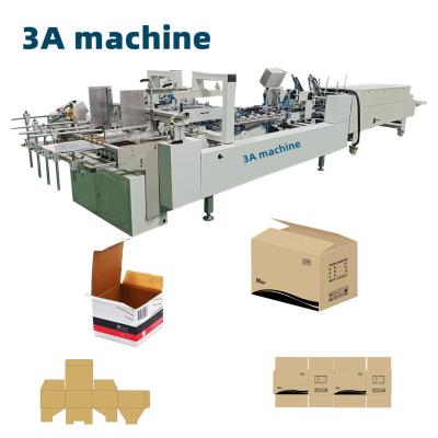 China Advanced CQT-800WK-2 Corrugated Paper Box Folder Gluer Machine for Cardboard Boxes for sale