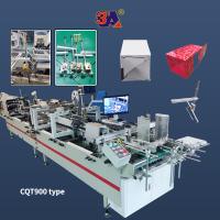 China CQT-900 Automatic Folder Gluing Machine for Side Glue Straight Line Box Bottom Lock 900mm for sale