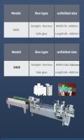 China Pneumatic Folder Gluing Machine for 4 Corner 6 Corner Box Driven Type 110V 220V for sale