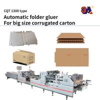 China Paper Material Folder Gluer Machine for Corrugated Carton Cardboard Box Voltage 380V for sale