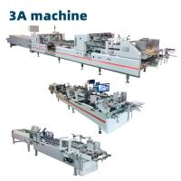 China Feeding Paper Automatic Folder Gluing Machine for Corrugated Carton Cardboard Box for sale
