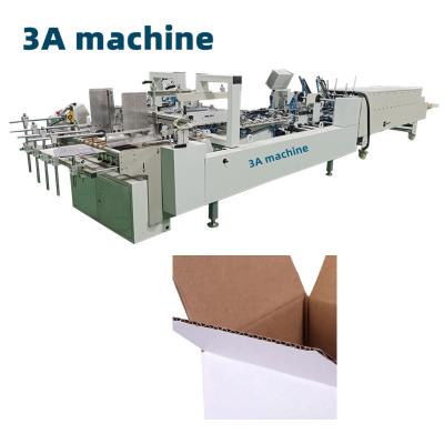 China Pneumatic Driven CQT-1300WK-2 Corrugated Paper Box Folder Gluer for Easy Operation for sale