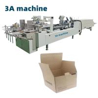 China CQT-1300WK-2 Corrugated Paper Box Folder Gluer Machine Cardboard Box Gluing Machine for sale