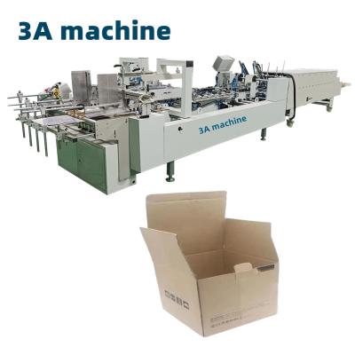 China CQT-1300WK-2 Corrugated Paper Box Folder Gluer Machine Cardboard Box Gluing Machine for sale