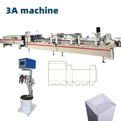 China Advanced CQT-900 Folder Gluer Machine for Automatic Folding and Gluing of Cardboard for sale