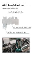 China Advanced CQT-900 Folder Gluer Machine for Automatic Folding and Gluing of Cardboard for sale