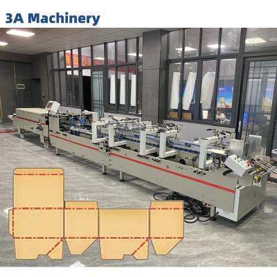 China Easy to Operate CQT-900 Folding Boxes Machine Crash Lock Bottom Folder Gluer Machine Paper Folder Machine for sale