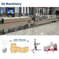 China Easy to Operate CQT-900 Folding Boxes Machine Crash Lock Bottom Folder Gluer Machine Paper Folder Machine for sale