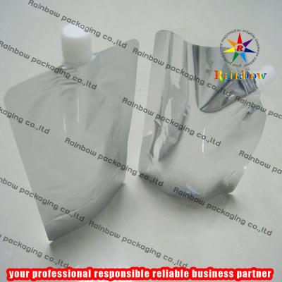 China Aluminum Foil Plain Spout Pouch Packaging With Cap for sale