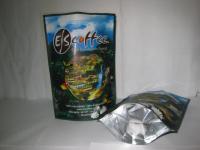 China 100 micron PET / AL / PE Coffee / Tea Foil Bag Packaging Non-Breakage for sale