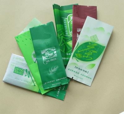 China Coffee / Tea Foil Bag Packaging Colored with CMRK or Pantone Printing for sale