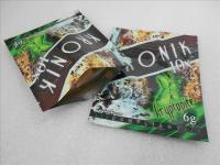 China 100 micron PET / VMPET / PE Herbal Incense Packaging Bags for sale