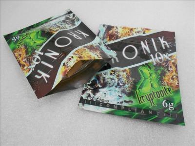 China 100 micron PET / VMPET / PE Herbal Incense Packaging Bags for sale