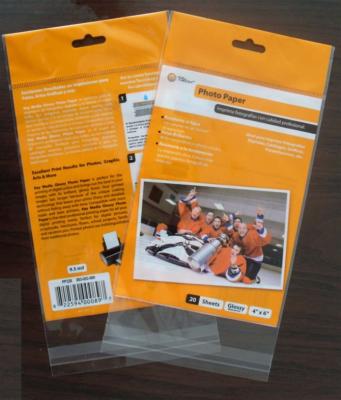 China Custom Bopp Film and Cpp Film OPP Header Bags with 10 Colors Printing for sale