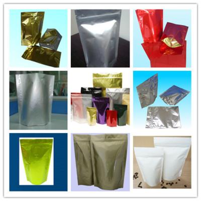 China 130mic PET / AL / NY / PE Aluminum Ffoil Stand up Bags for sale