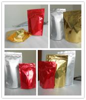 China High Puncture Resistance Shiny Printing Stand up Bottom Gusset Bags for sale