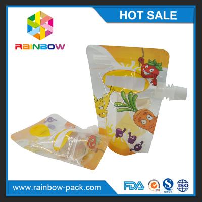 China Recycled PET / NY / PE Stand Up Bags Gravure Printing For Liquid for sale