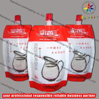 China Aluminum Foil Spout Pouch Packaging , Soybean Bag for sale