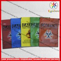 China Herbal Incense Zip Plastic Bags Durable With Three Side Sealed for sale