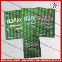 China Potpourri Herbal Incense Zip Plastic Bags Lightweight With Zipper for sale