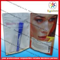 China Aluminum Foil Cosmetic Packaging Bag Bpa Free With Zip Lock for sale