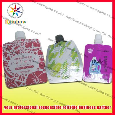 China Heat Sealed Pe Spout Pouch Packaging 50ml / 60ml For Beverage for sale