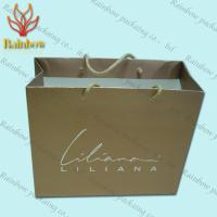 China Recycled Kraft Customized Paper Bags With Handles For Shopping for sale