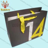 China Customized Shopping Paper Bags For Cosmetics With Twisted Handle for sale