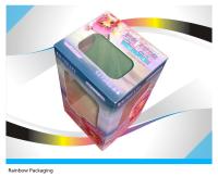 China Fancy Cake Paper Packaging Boxes Recycled With Transparent Window for sale