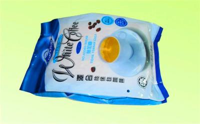 China Side Gusset Foil Stand Up Pouches 100 micron For White Coffee Packaging for sale